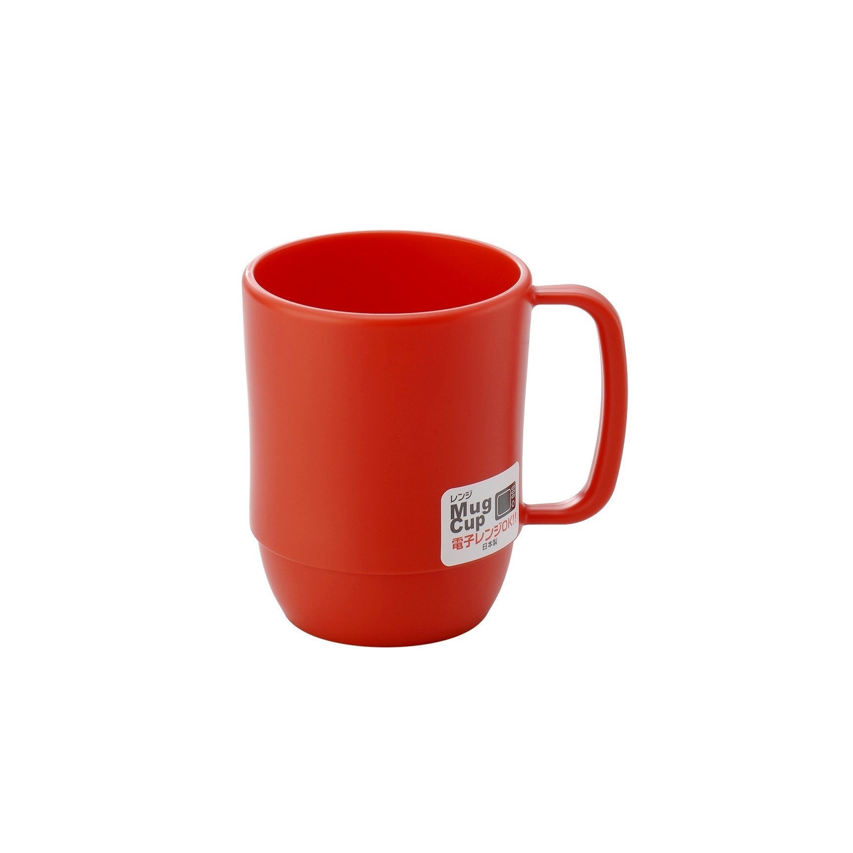 Inomata Red Microwavable Plastic Coffee Mug - 350ml Durable Design ...